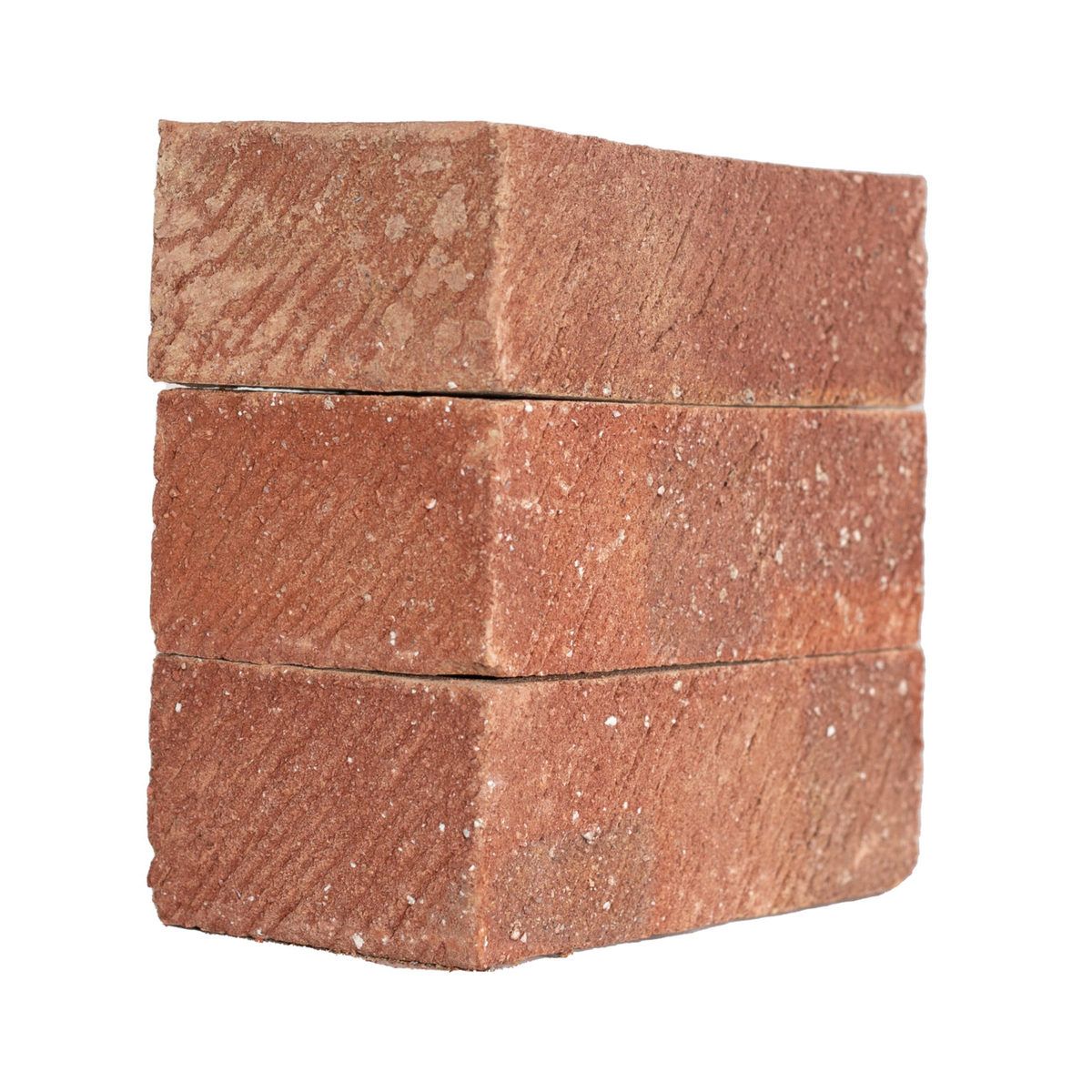 Ibstock New Burntwood Red Rustic 73mm Wirecut Facing Brick Pack of 332 ...