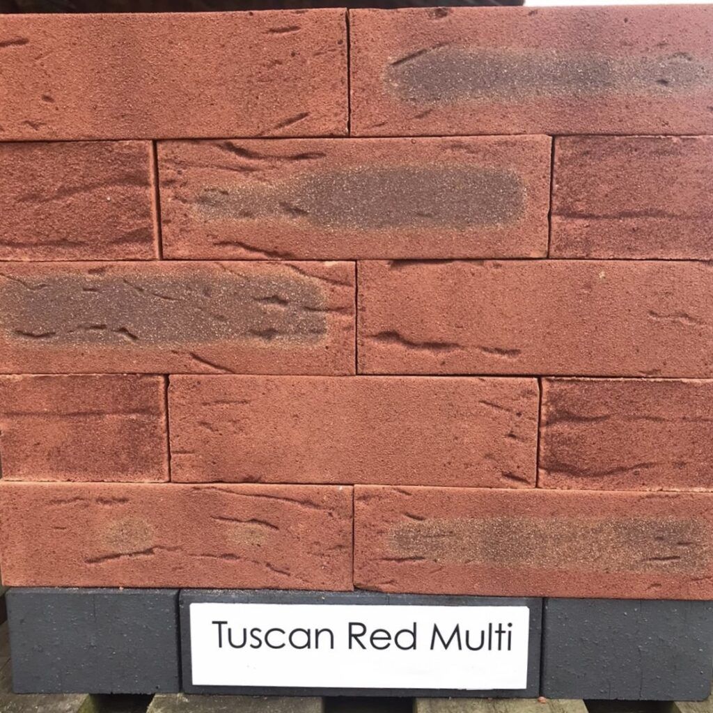 Wienerberger Tuscan Red Multi Wirecut Facing Brick Pack of 500 - Brick ...