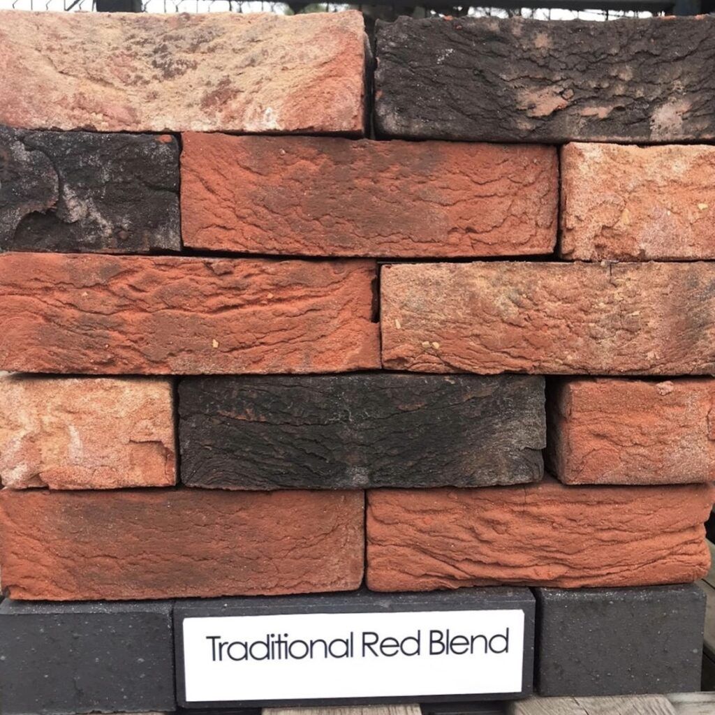 TBS Traditional Red Blend Facing Brick Pack of 730 - Brick Wholesale
