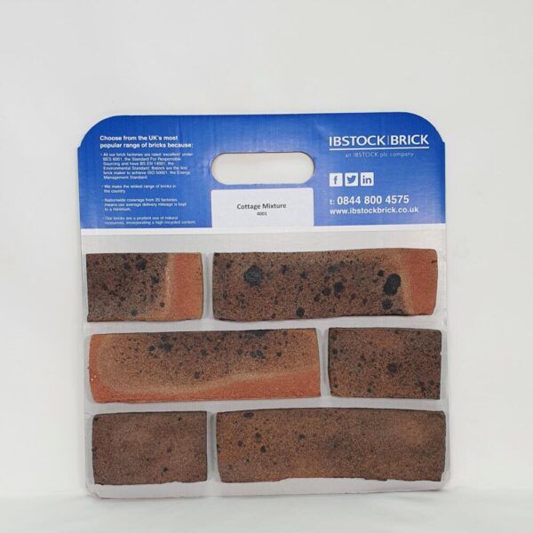 Ibstock Cottage Mixture Stock Facing Brick Pack of 500 - Brick Wholesale