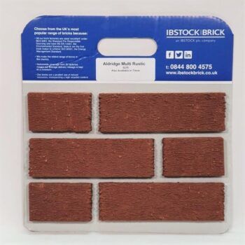 Ibstock Aldridge Anglian Red Rustic 73mm Wirecut Facing Brick Pack of ...