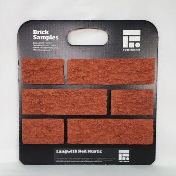 Forterra Langwith Red Rustic Wirecut Facing Brick Pack of 504 - Brick ...