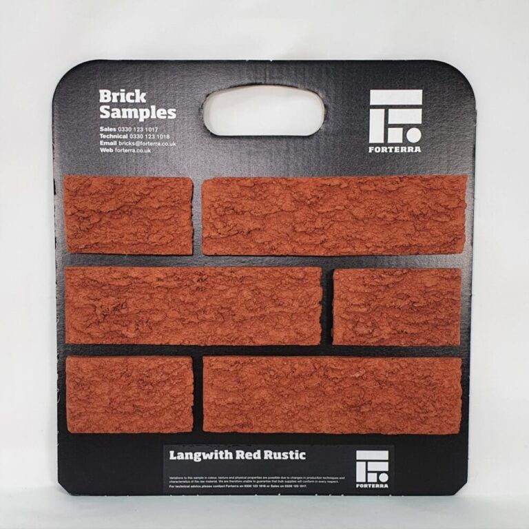 Ibstock Aldridge Anglian Red Rustic 65mm Wirecut Facing Brick Pack of ...