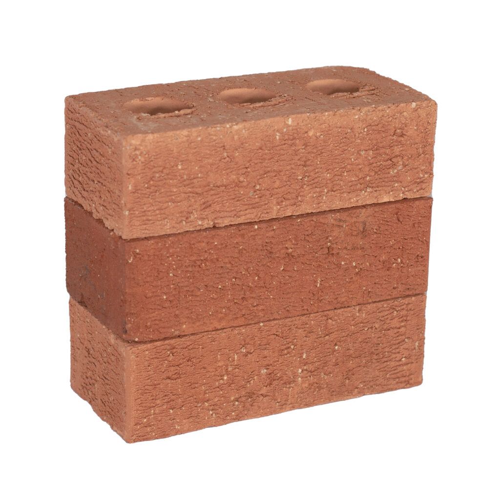 Ibstock Aldridge Anglian Red Rustic 73mm Wirecut Facing Brick Pack of ...