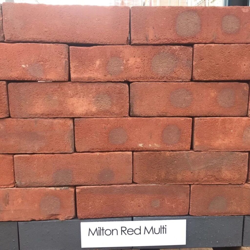 Forterra Milton Red Multi Pressed Facing Brick Pack of 495 - Brick ...