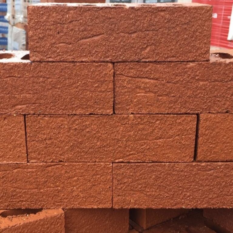 Ibstock Aldridge Anglian Red Rustic 65mm Wirecut Facing Brick Pack of ...