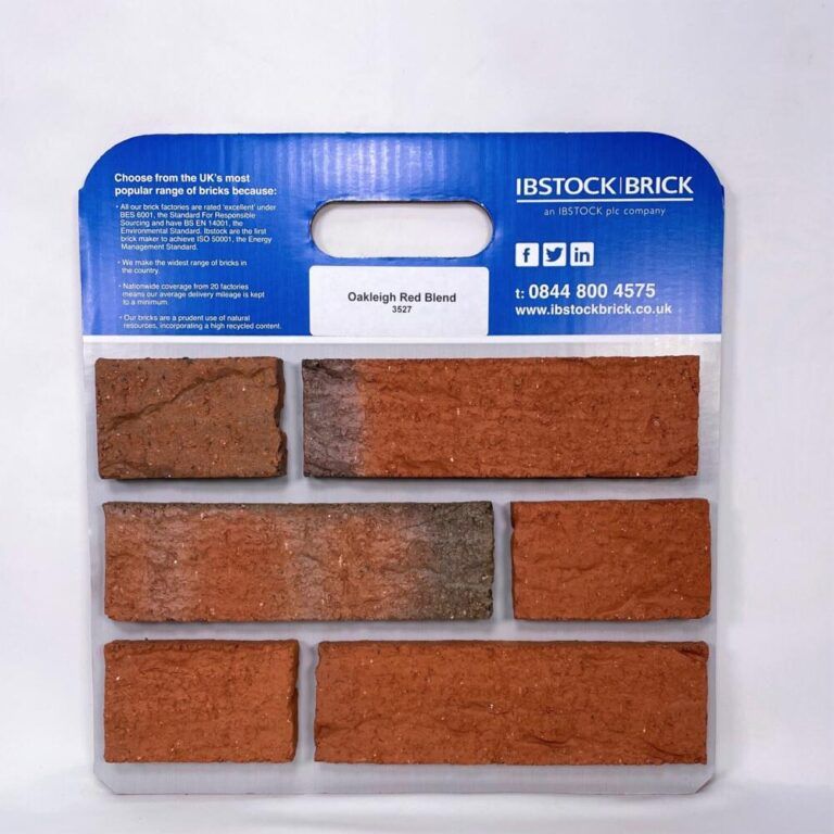 Ibstock Roughdales Red Multi Rustic Wirecut Facing Brick Pack of 500 ...