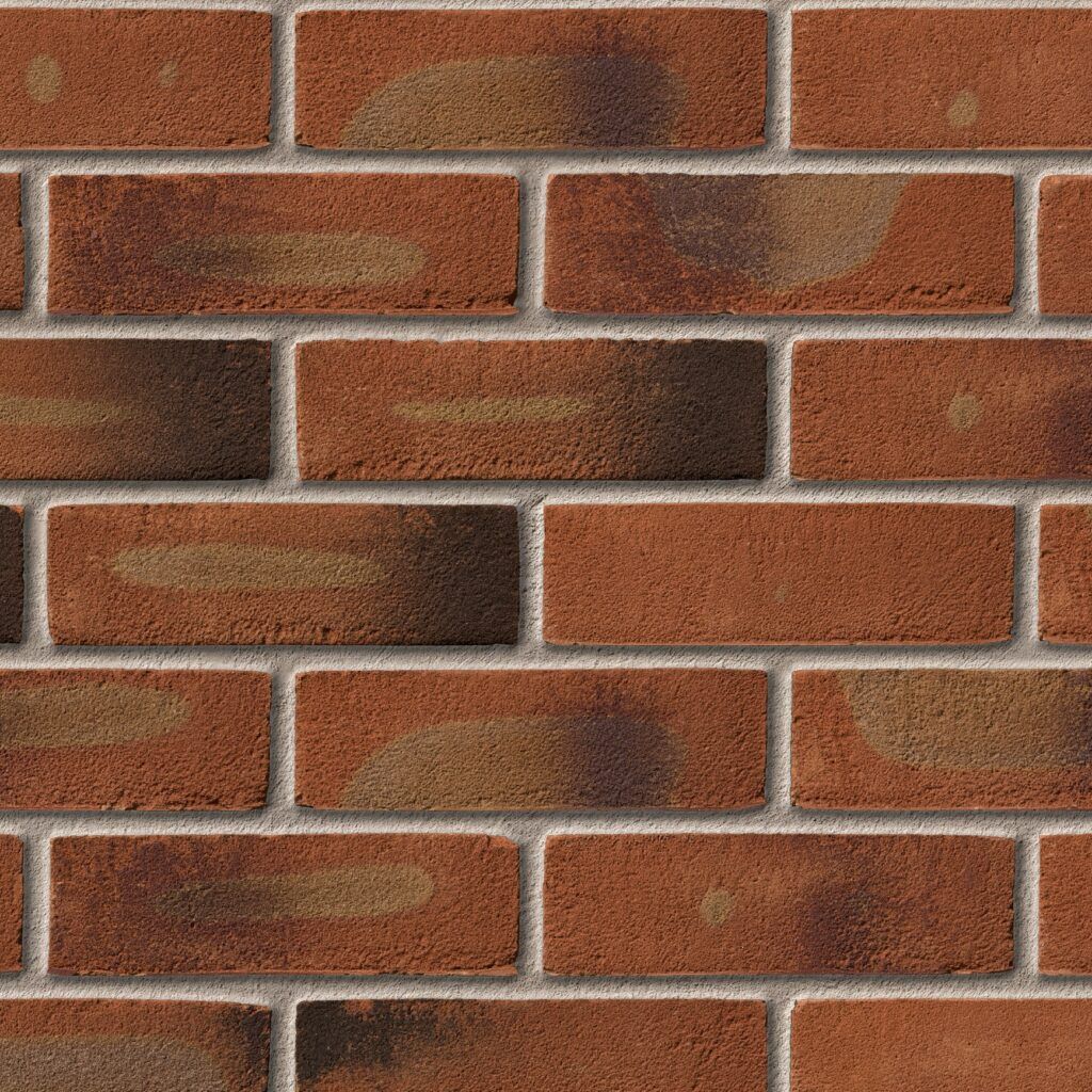 Ibstock Leicester Weathered Multi Stock Facing Brick Pack of 500 ...