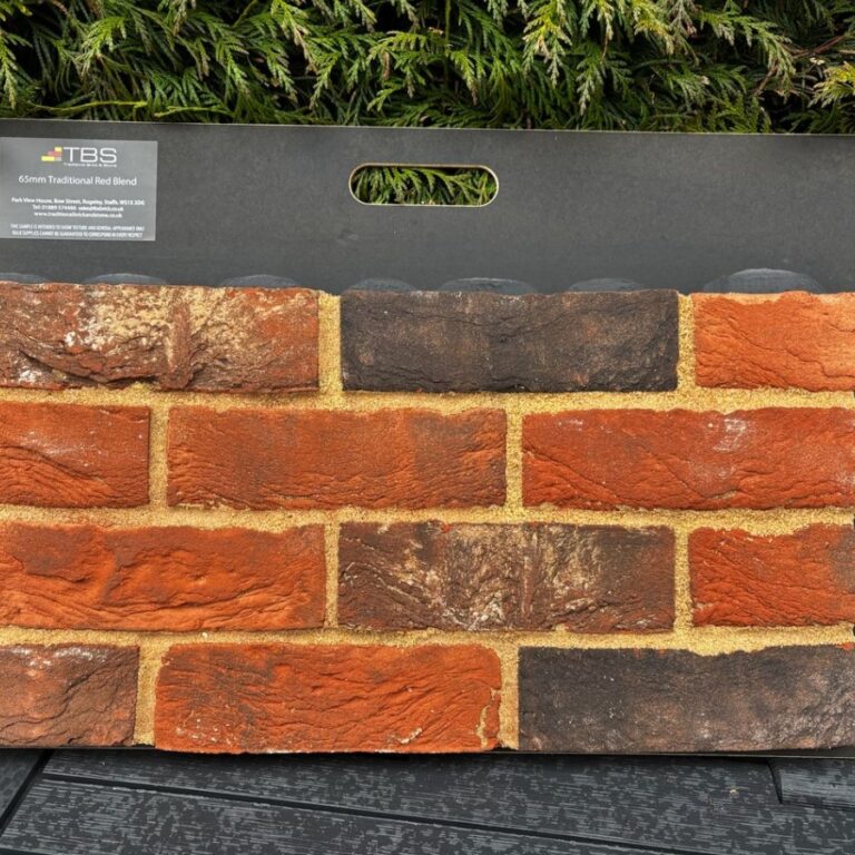 TBS Traditional Red Blend Brick Slips - Brick Wholesale