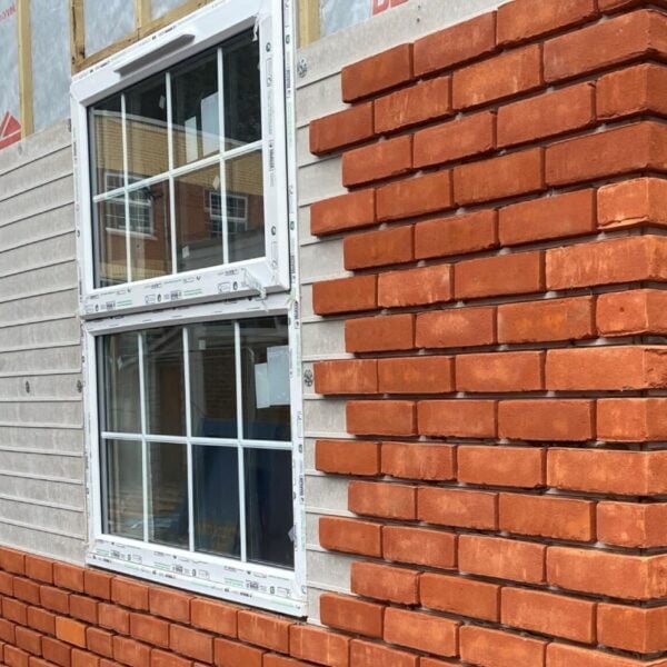 Slip Trak External Brick Slip Panel A1 GRC 600mm x 1250mm - Brick Wholesale